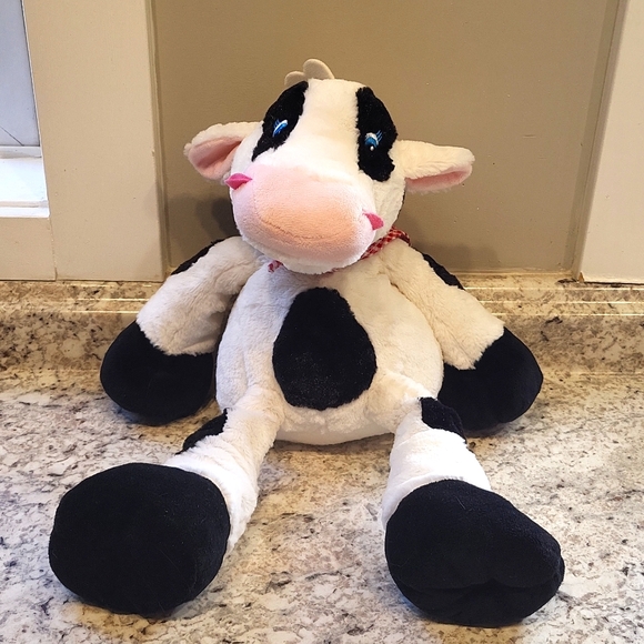 hershey | Toys | Hersheys Large Plush Cow With Red Gingham Bandana ...